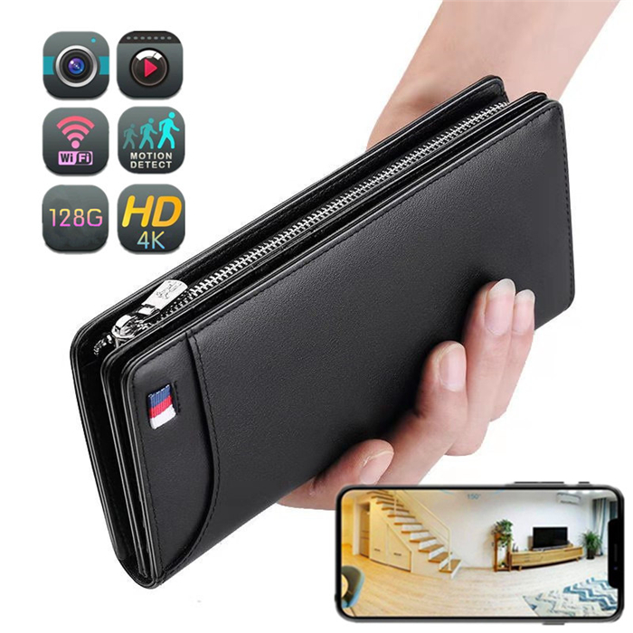 Full HD 4K Spy Camera DVR in Hand Held Bag Wallet Purse Record Video