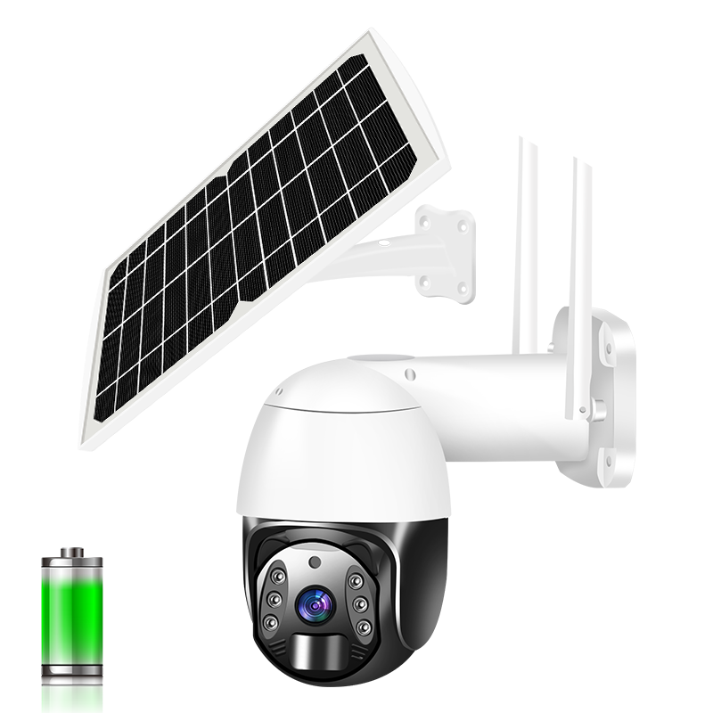solar powered long range wireless security camera