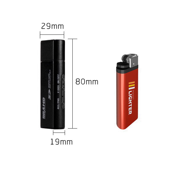 U831 No hole Mini USB Flash Drive Spy Camera with night vision