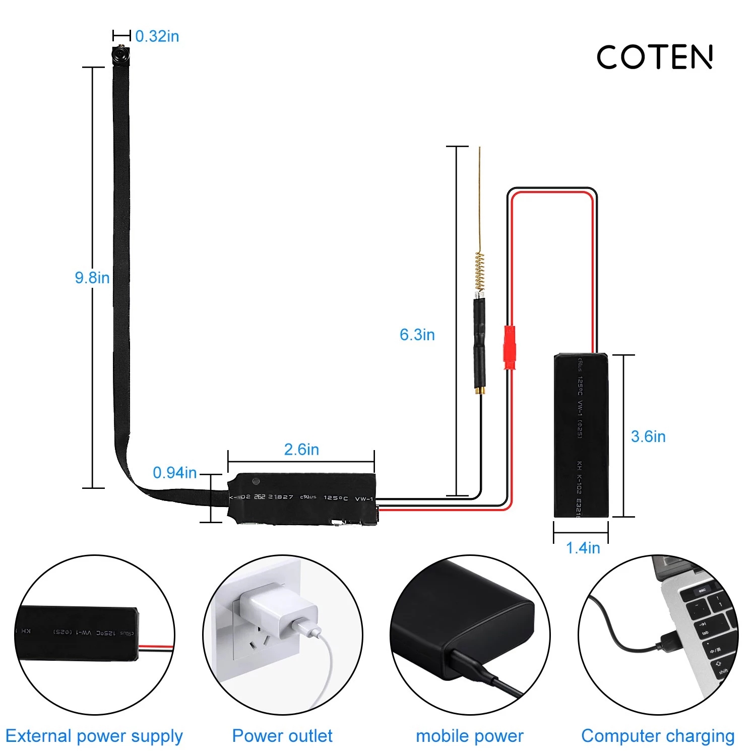 hd 1080p diy module spy hidden camera