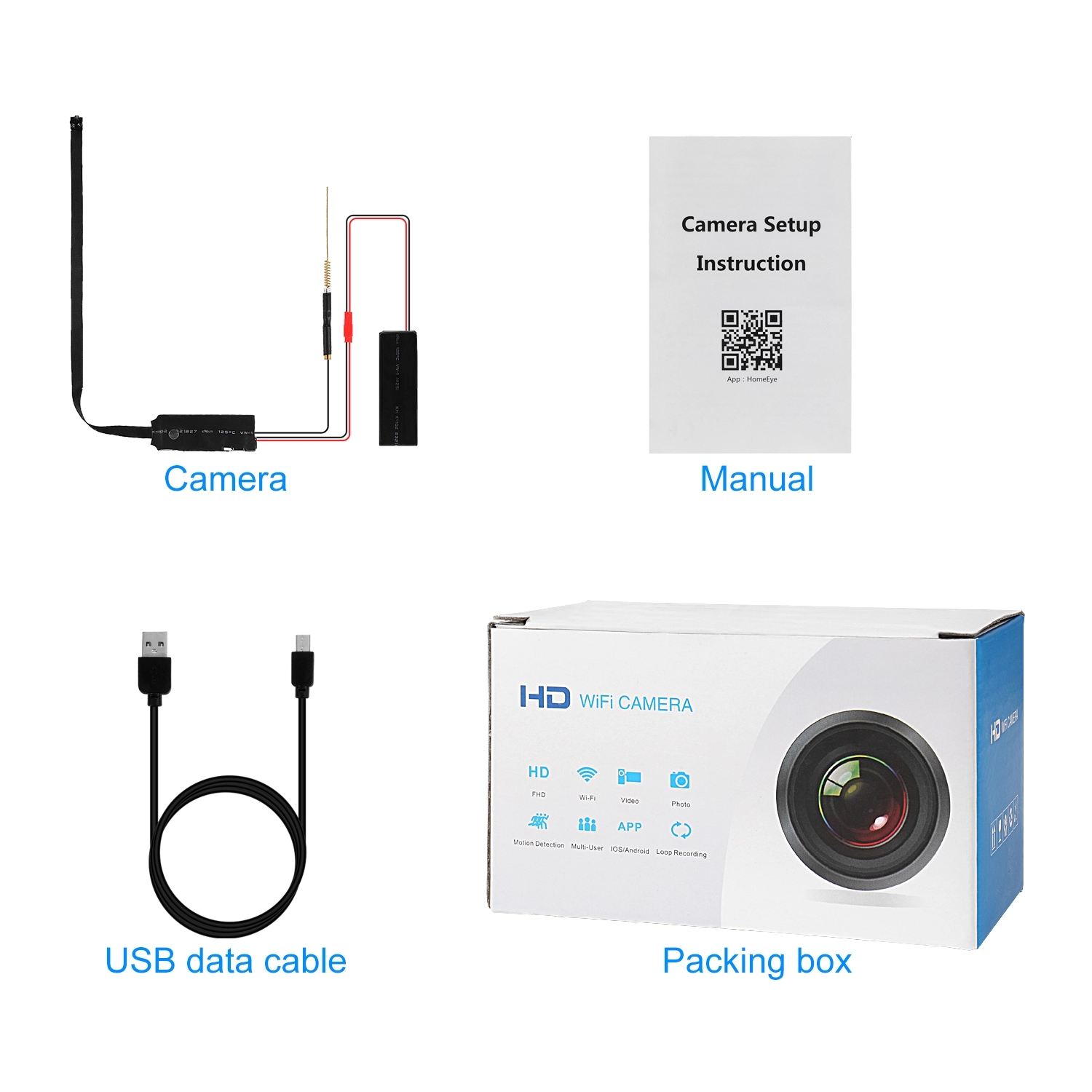 hd 1080p diy module spy hidden camera