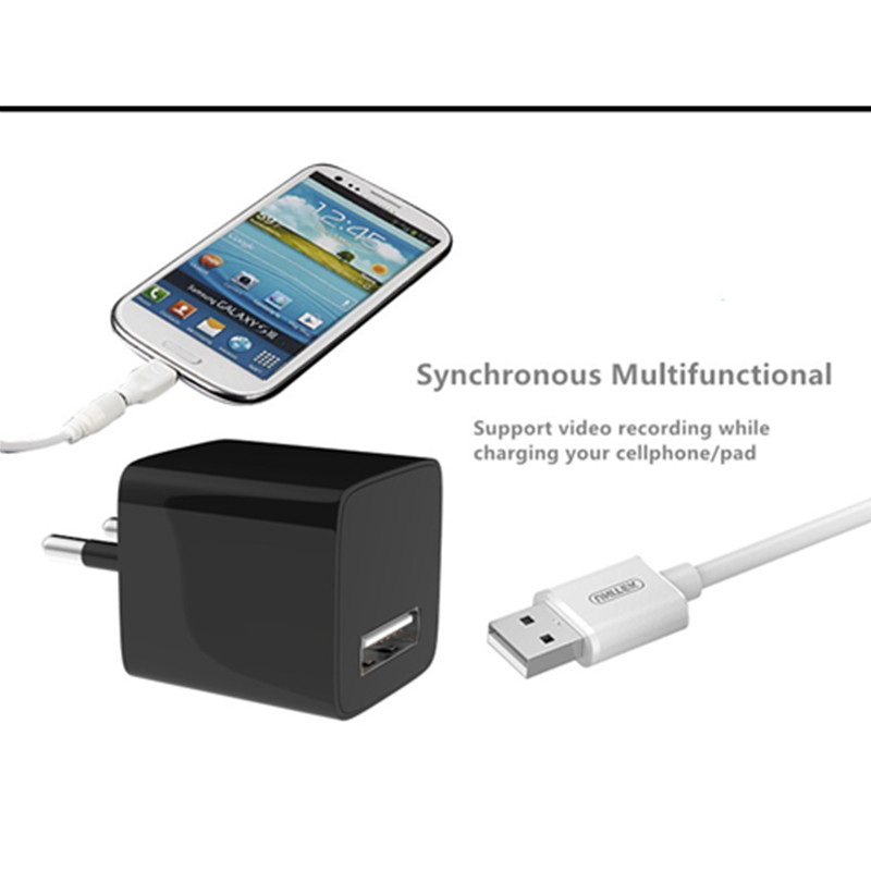 M1 HD 1080P Mini No Hole Charging Head Camera Charger Hidden Camera ...