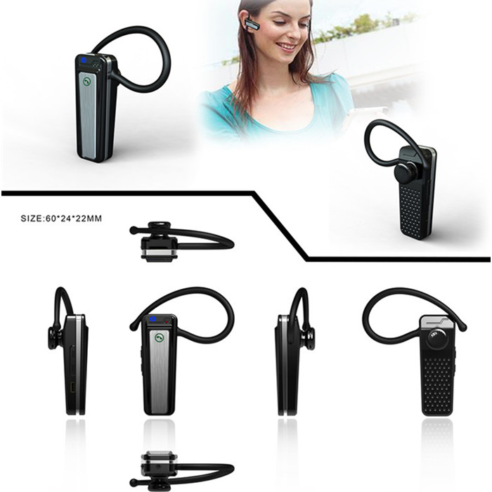 V22 H.264 1080P Mini Camera Fake Bluetooth Earphone Headset Hidden DVR ...