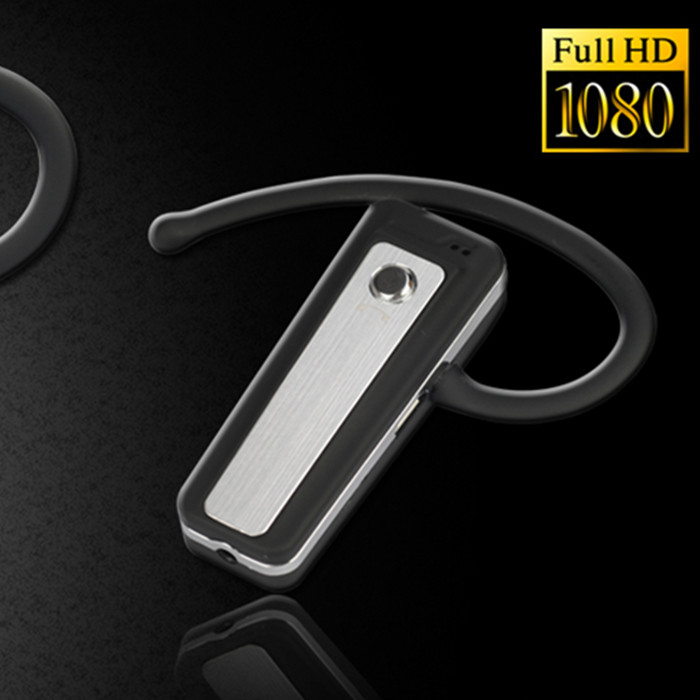 V22 H.264 1080P Mini Camera Fake Bluetooth Earphone Headset Hidden DVR ...